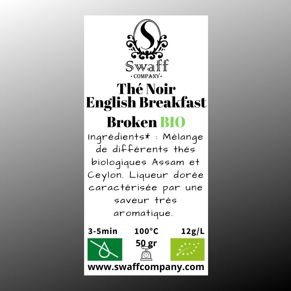 Thé Noir - English Breakfast Broken BIO